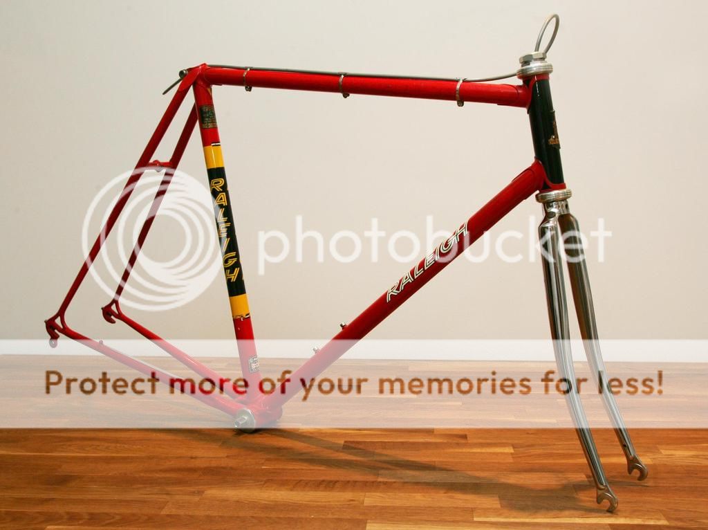 1978 Raleigh Team Pro Frameset and build | Retrobike