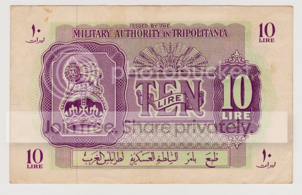 Libyan Military 10 Lire | Coin Talk