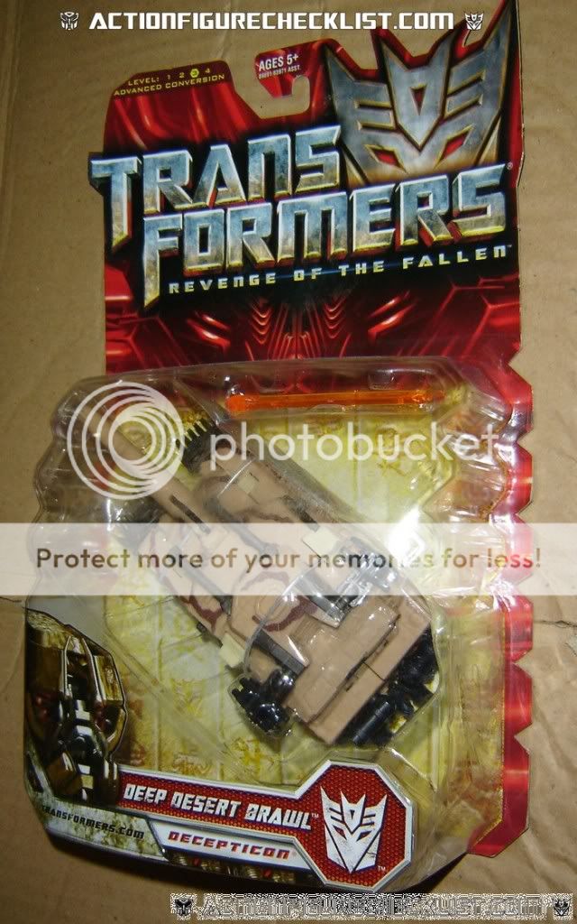 Transformers: Revenge Of The Fallen Deluxe Deep Desert Brawl In Package ...