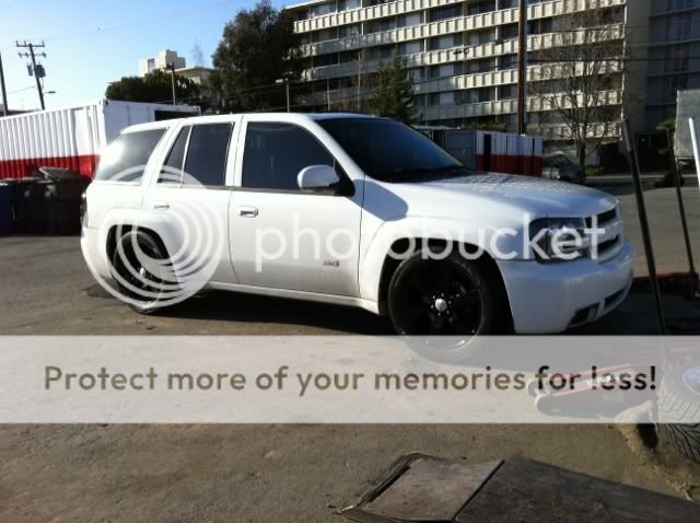 White tbss Powdercoat Gloss black rims.. | Chevy Trailblazer SS Forum