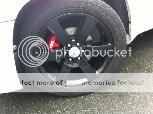 White tbss Powdercoat Gloss black rims.. | Chevy Trailblazer SS Forum